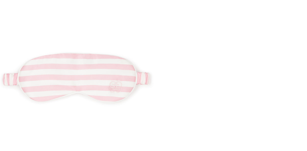 Pink Silk Eye Mask | Travel Sleep Mask | Gingerlily